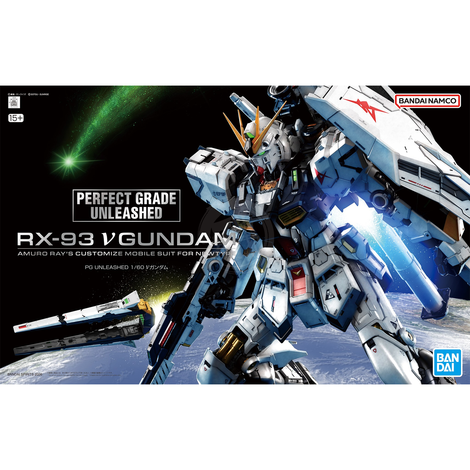 Bandai 1/60 Scale Perfect Grade Unleashed PGU RX-93 Nu Gundam
