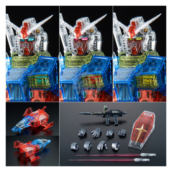 PGU Clear Color Armor for RX-78-2 Gundam [Damaged Box] | ShokuninGunpla