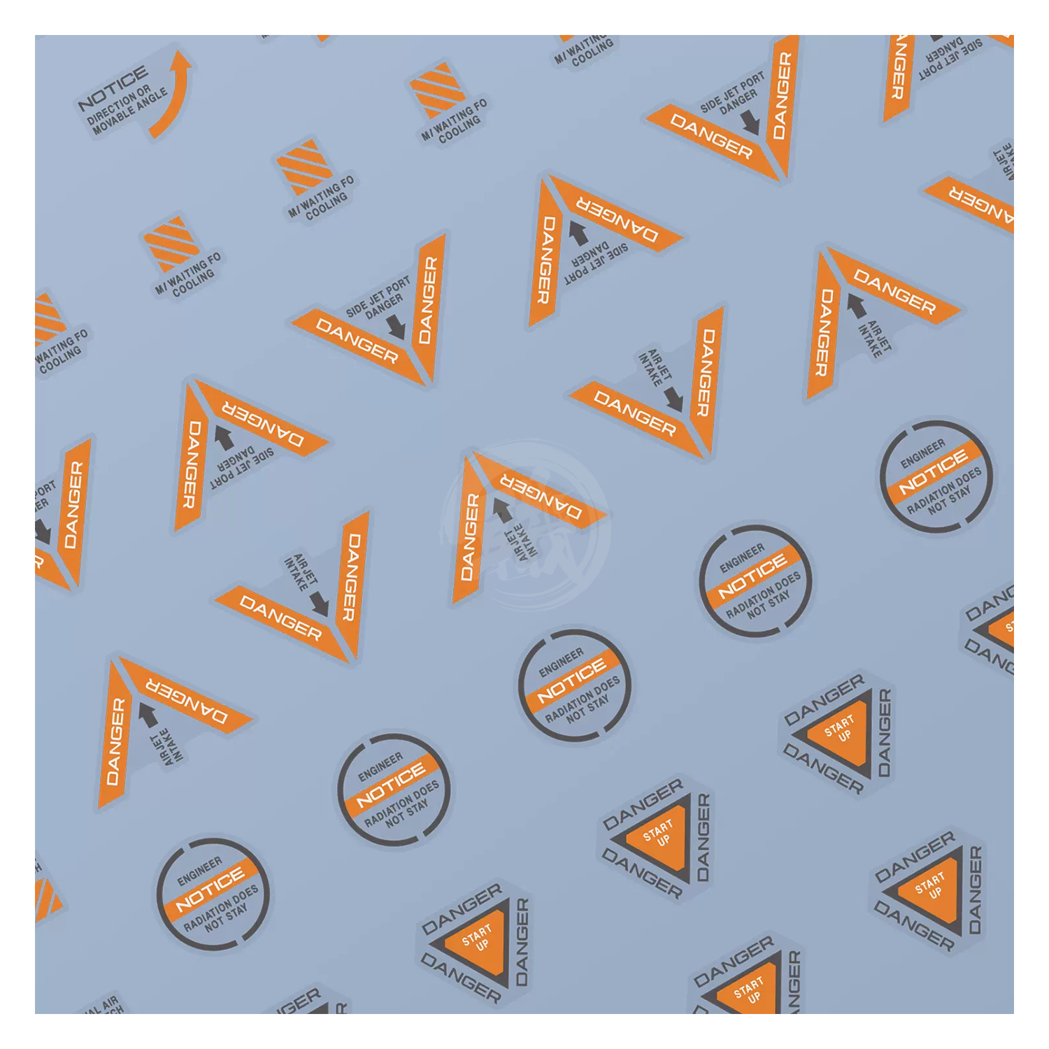 Monster Ultra-Precision Printing Water Decals [T03] [Orange & White ...