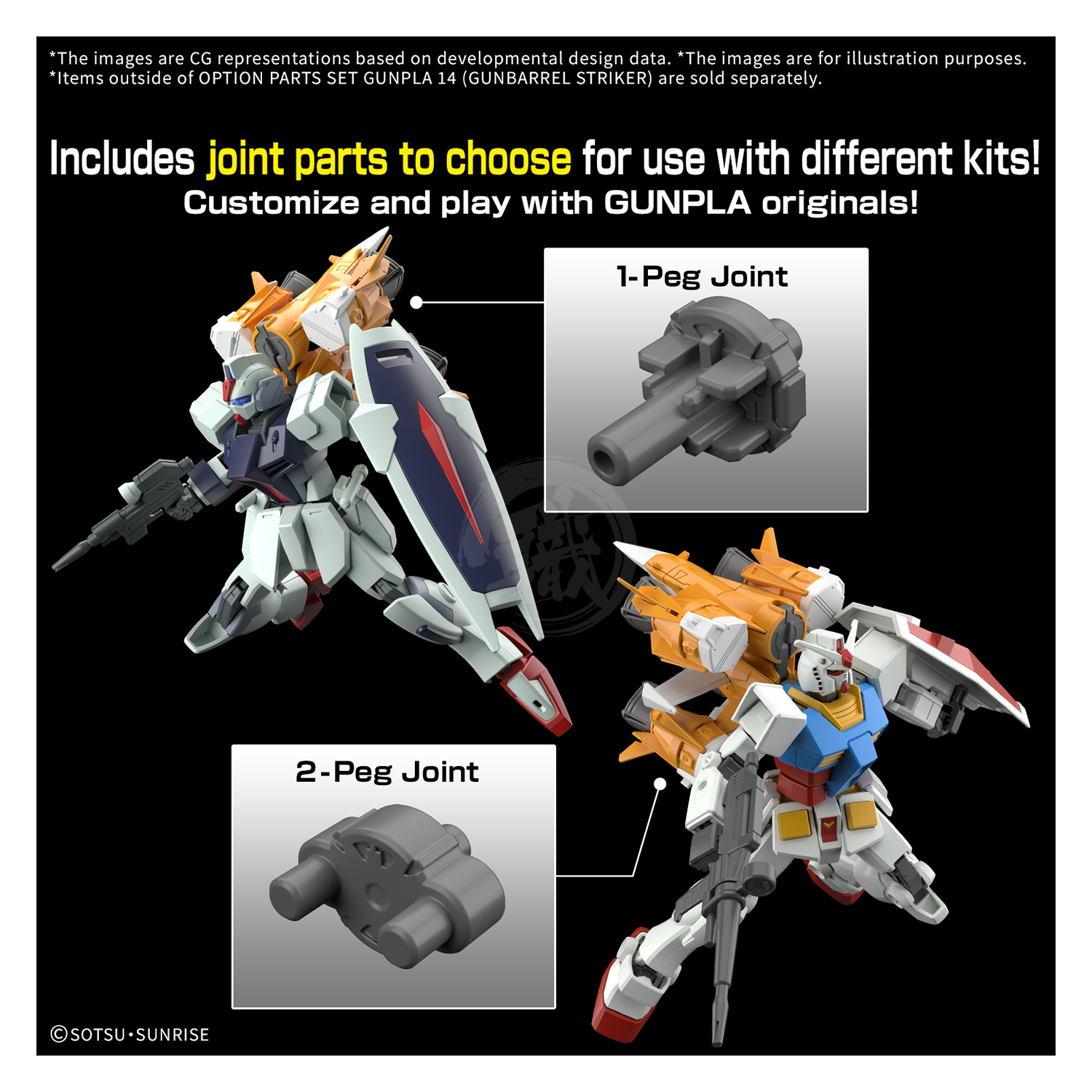 Option Parts Set Gunpla 14 [Gunbarrel Striker] | ShokuninGunpla