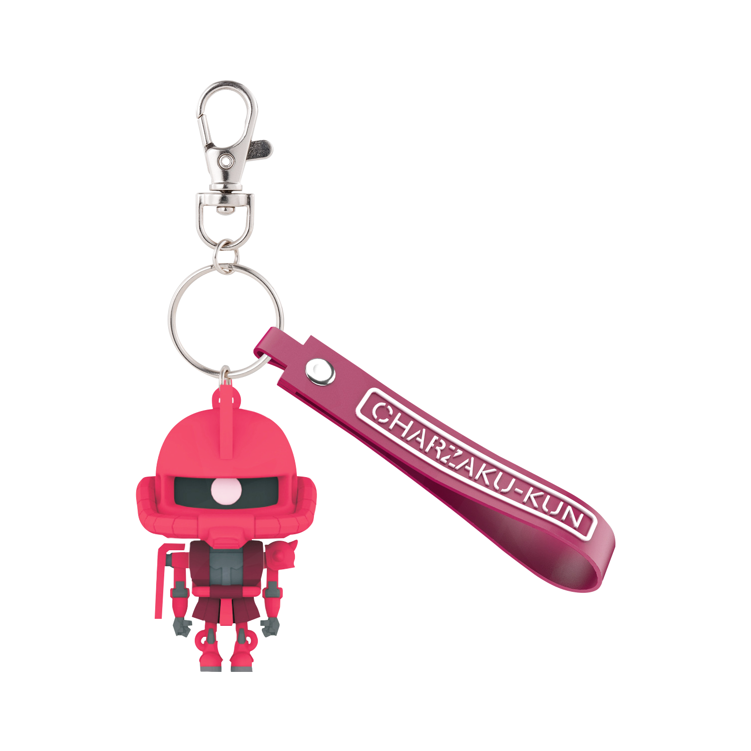Char's Zakupla-Kun 3D Rubber Mascot Keychain | ShokuninGunpla