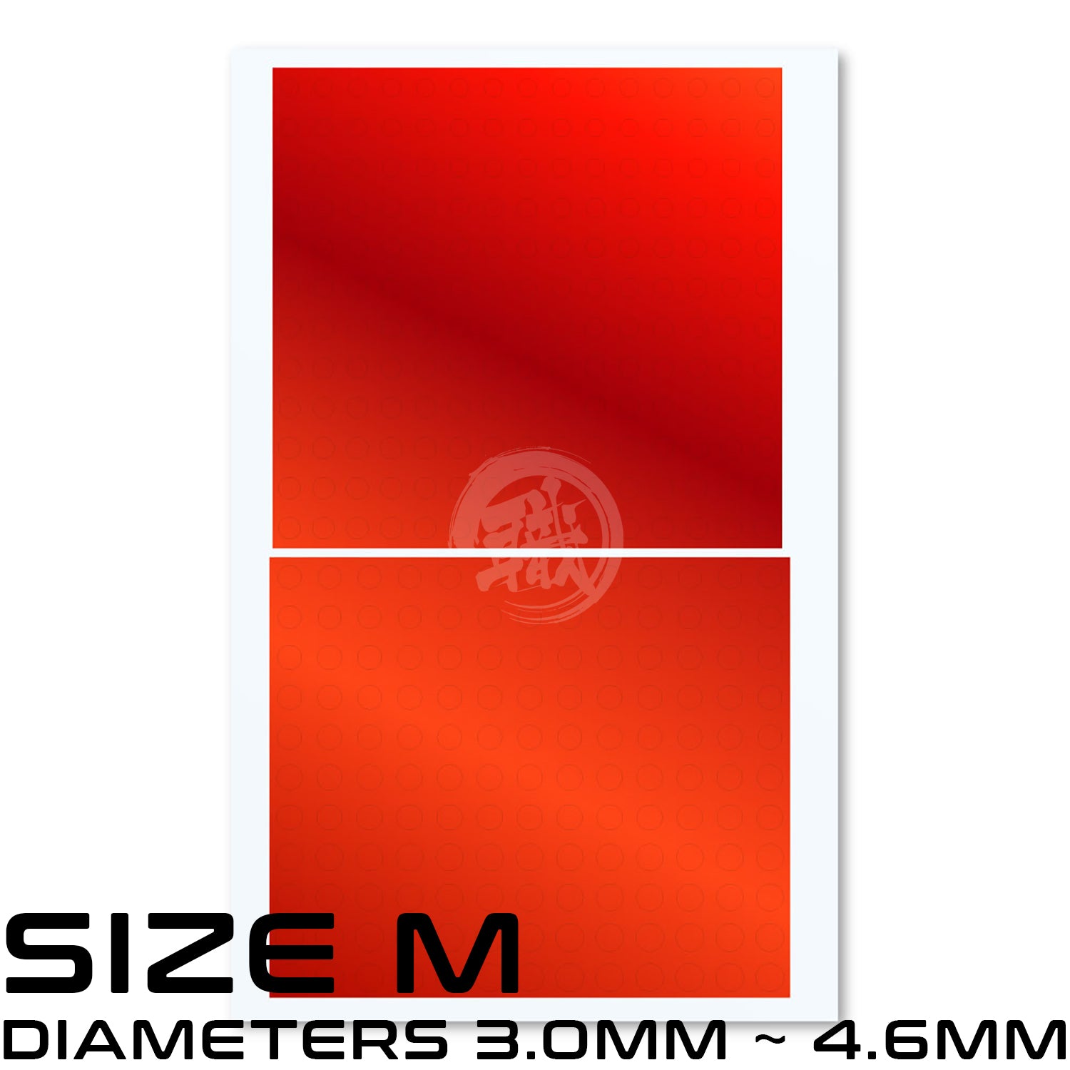 Metallic Circular Stickers [Red] | ShokuninGunpla