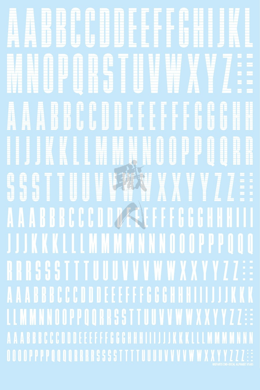 CND [Alphabets] | ShokuninGunpla