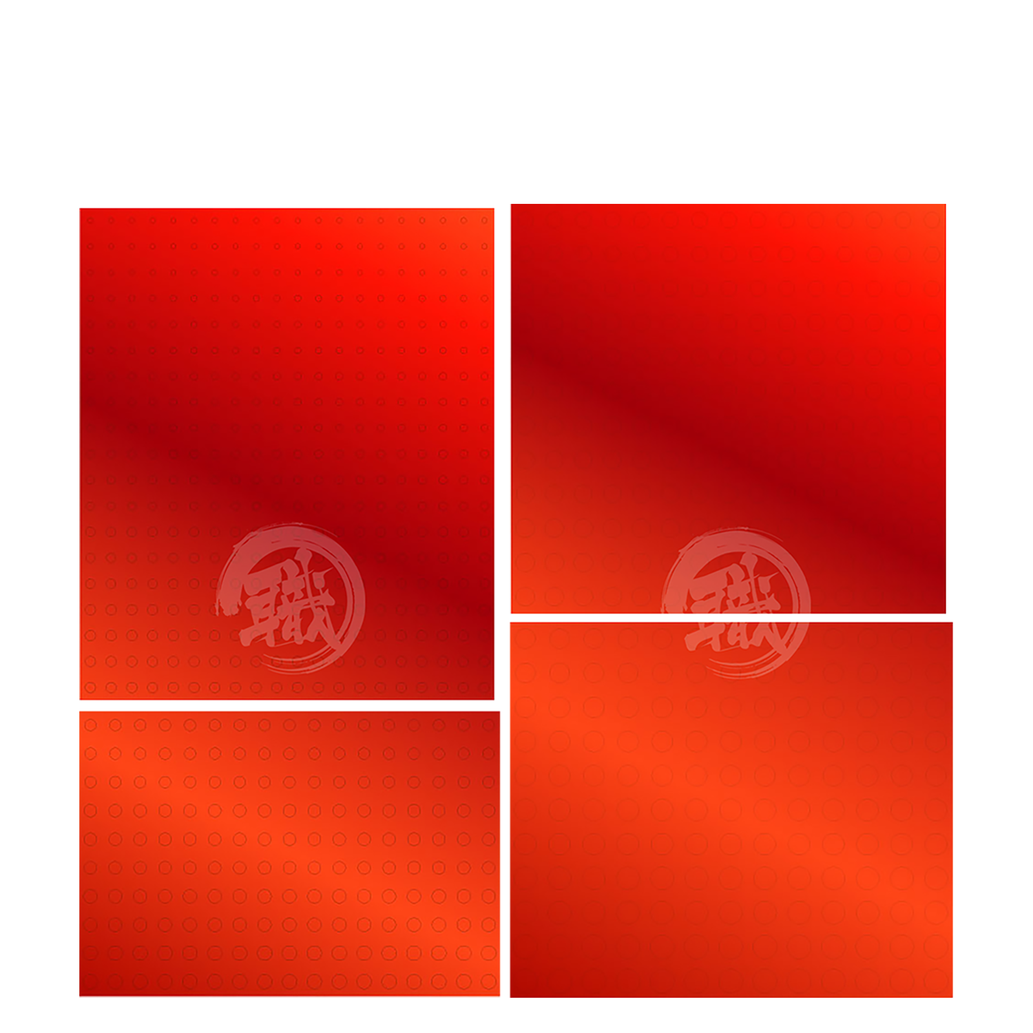 Metallic Circular Stickers [Red] | ShokuninGunpla