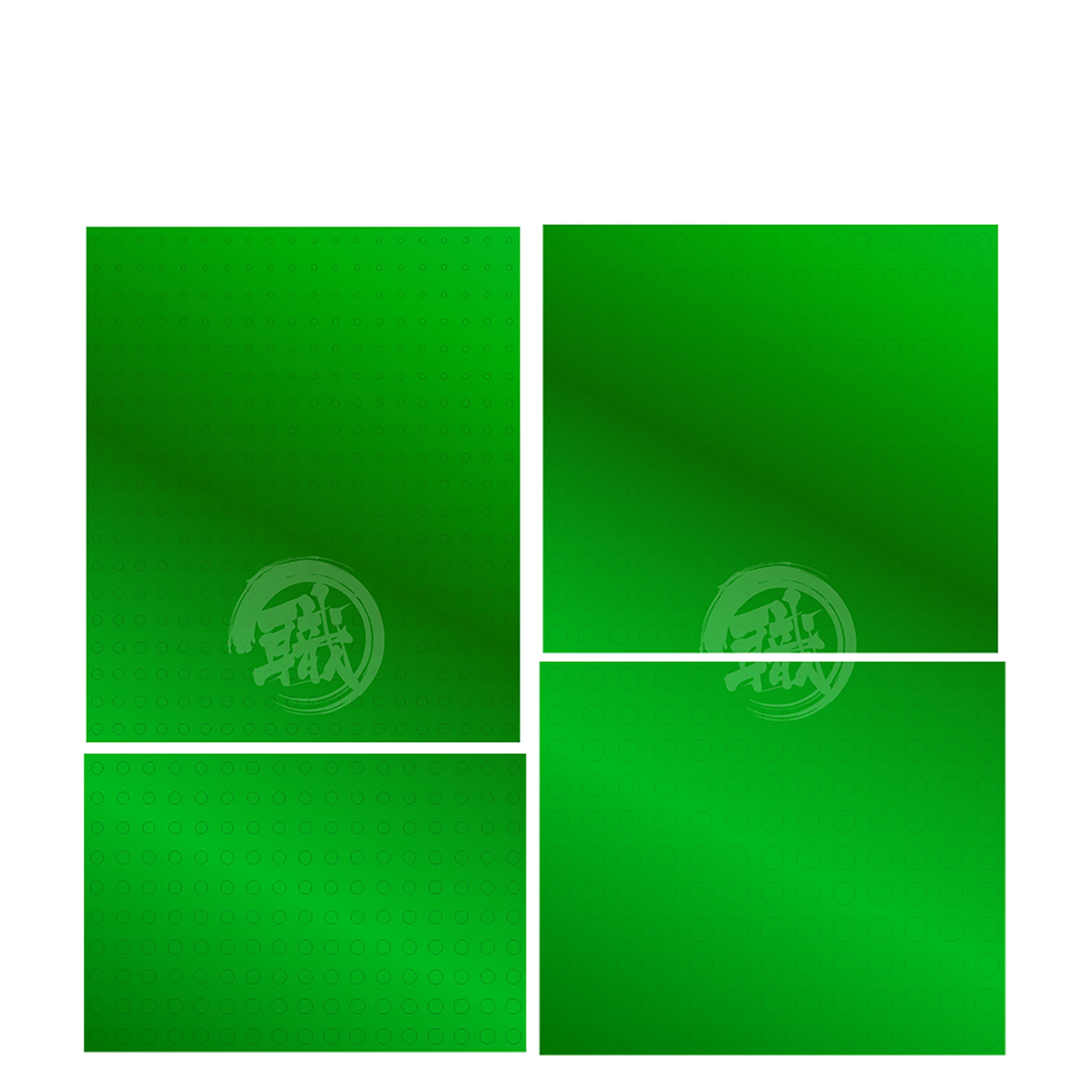 Metallic Circular Stickers [Green] | ShokuninGunpla