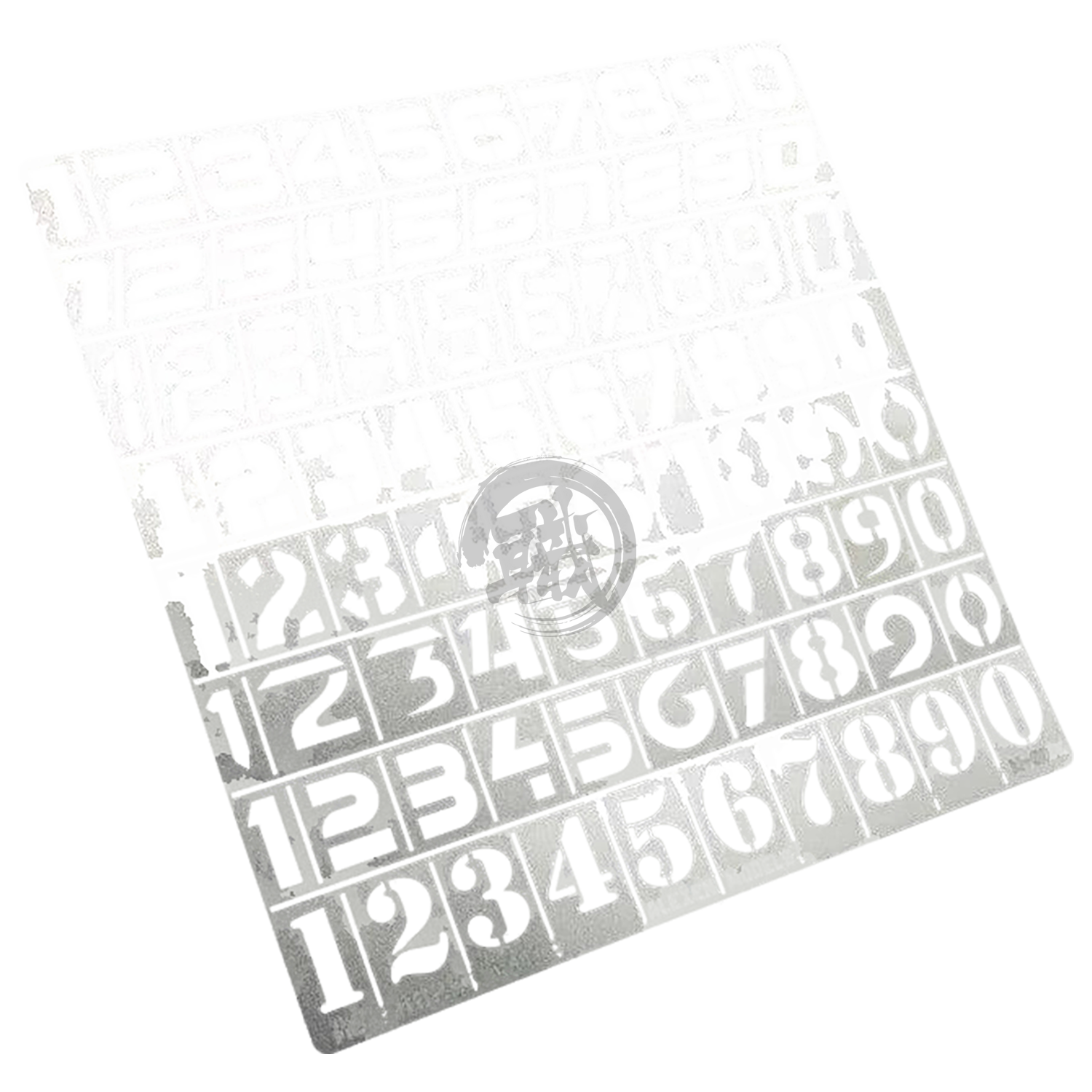Airbrushing Stencil - Numbers [AJ0025] | ShokuninGunpla
