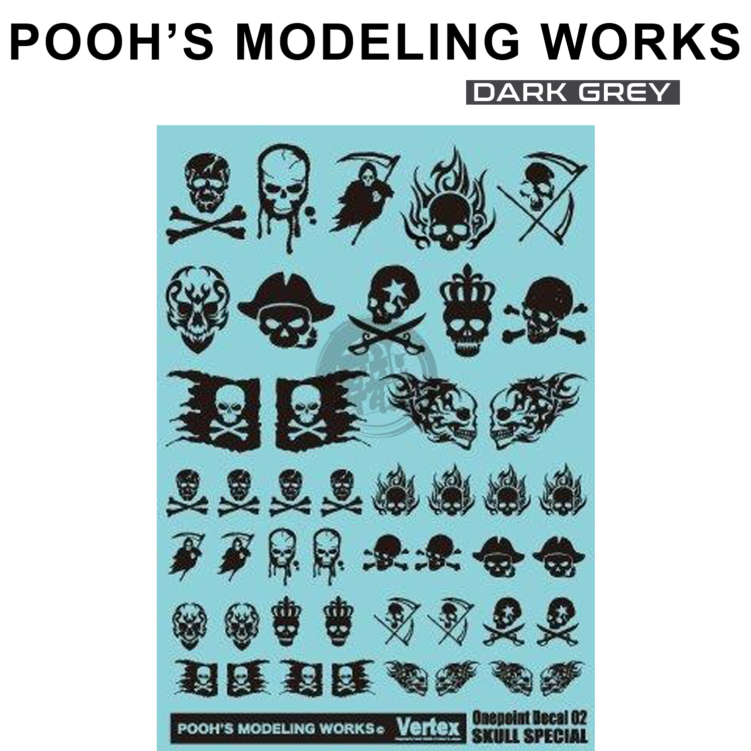 Onepoint Decal 02 [Dark Grey] | ShokuninGunpla