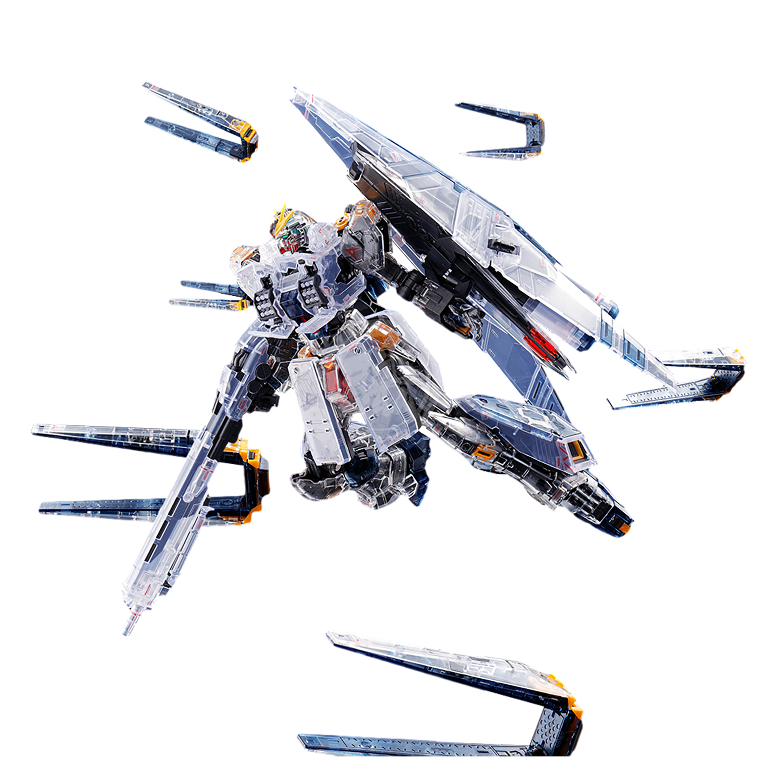 RG Nu Gundam [H.W.S] [Mechanical Clear Ver.] | ShokuninGunpla